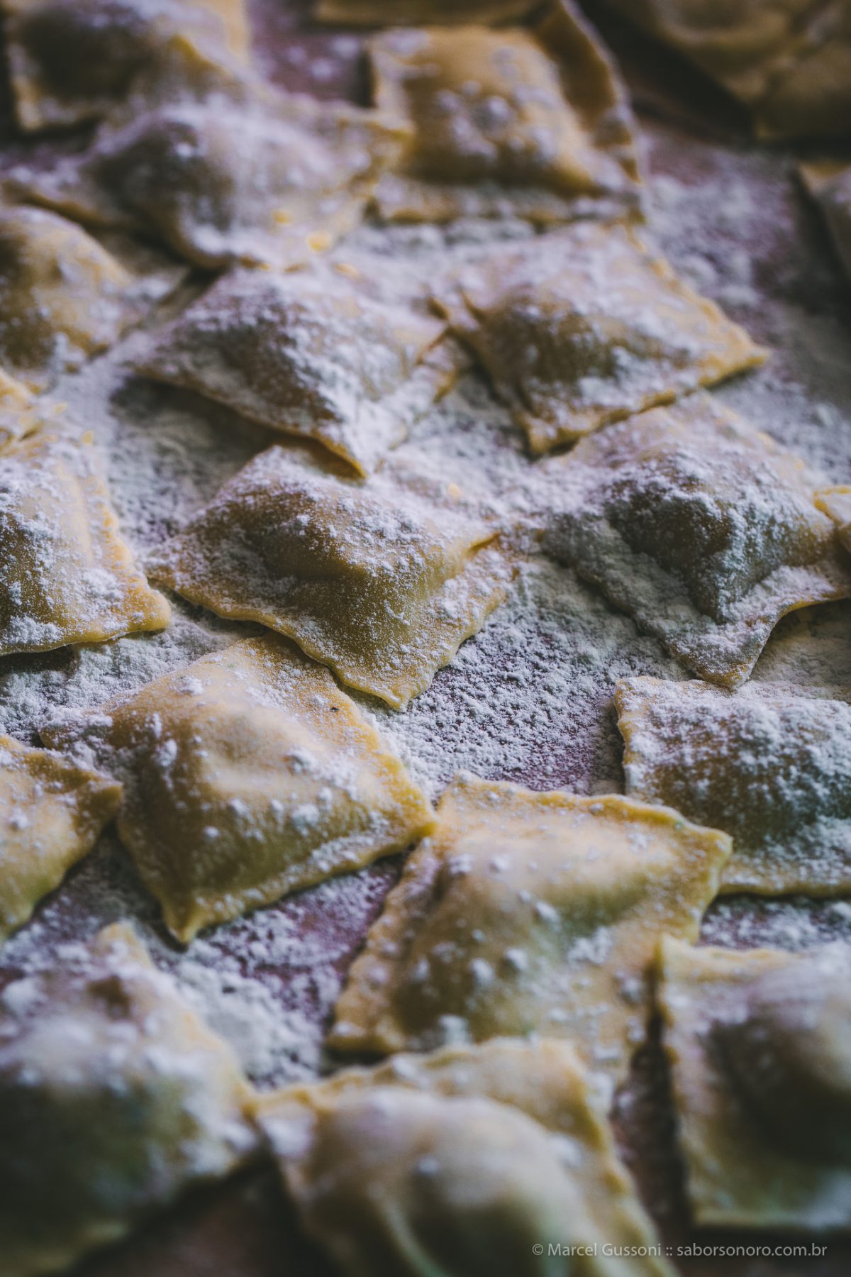Ravioli de abóbora e queijo - Receita - Sabor Sonoro