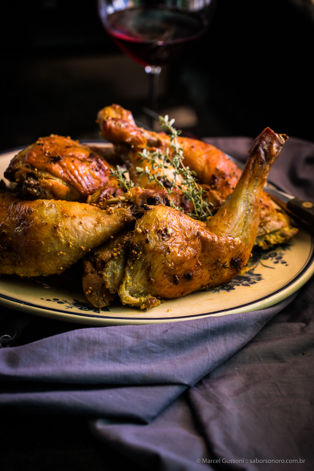 Frango com mostarda - Sabor Sonoro